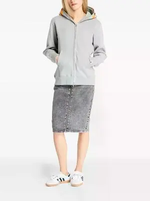 A BATHING APE Tiger-embroidered Zip-up Hoodie