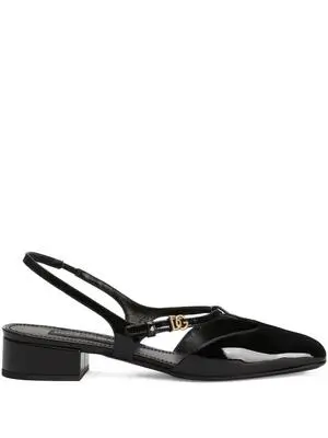 Dolce & Gabbana Patent Leather Slingback Pumps