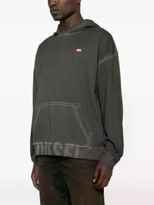 DIESEL® Logo-embroidered Hooded Sweatshirt