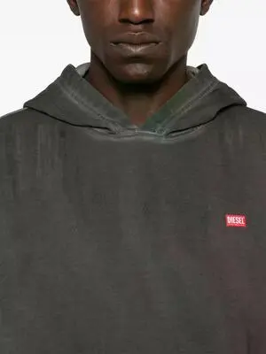 DIESEL® Logo-embroidered Hooded Sweatshirt
