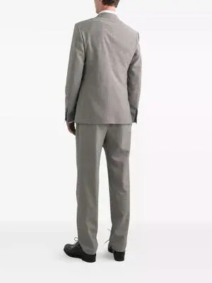Dolce & Gabbana Houndstooth Double-breasted Blazer - Black