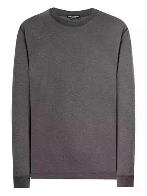 Dolce & Gabbana Cotton Long-sleeve T-shirt - Grey