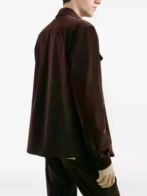 Dolce & Gabbana Corduroy Shirt With Chest Pockets
