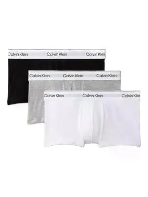 Calvin Klein Branded Waistband Boxer Shorts - Grey