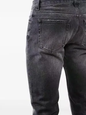 Harmony Faded-effect Cotton Jeans