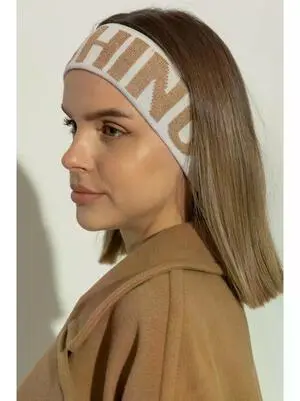 Moschino Logo-intarsia Knit Headband