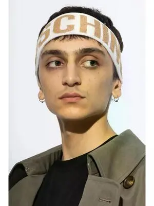 Moschino Logo-intarsia Knit Headband