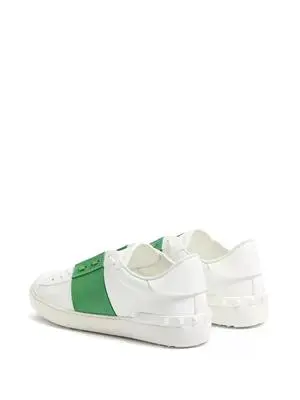 Valentino Garavani Calfskin Band-open Sneakers - White