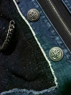 Dsquared2 Chain-trimmed Tweed Jacket