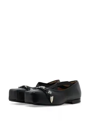 Toga Plaque Ballerina Shoes