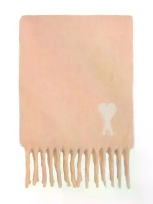 AMI Paris Off De Coeur Scarf - Pink