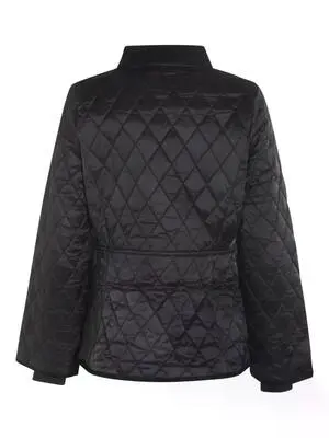 Barbour Diamond-quilted Zip-front Coat