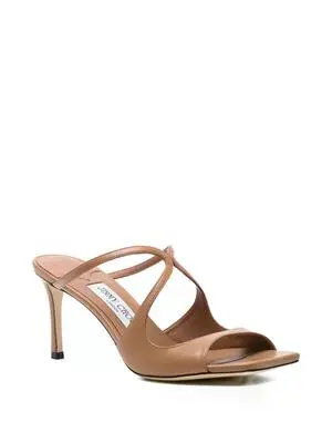 JIMMY CHOO 70mm Squared-toe Sandals