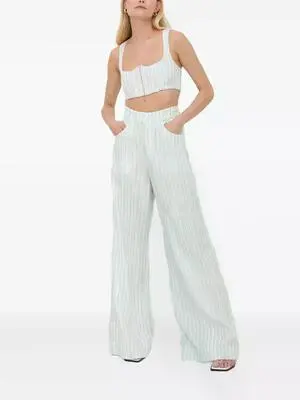 For Love & Lemons Pinstriped Pocket Trousers