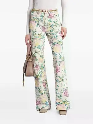 Chloé Floral-print Jeans