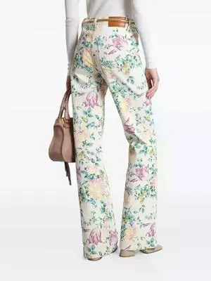 Chloé Floral-print Jeans
