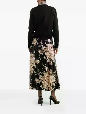 Dolce & Gabbana Logo-embroidered Cashmere Top
