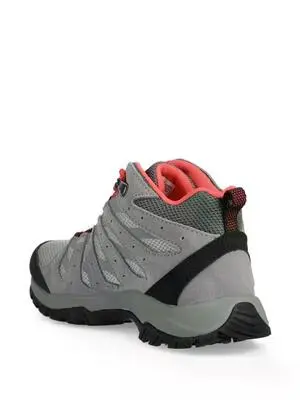 Columbia Suede And Mesh Paneled Lace-up Boots