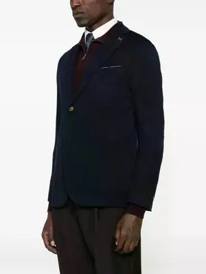 Eleventy Two-button Patch-pocket Blazer - Blue