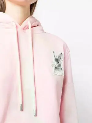 LANVIN Rabbit-embroidered Drawstring Hoodie