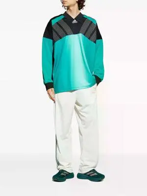 Adidas Eqt Colour-block Dot-print Jersey