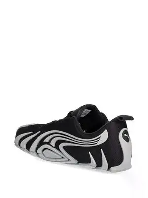 PUMA Wave-pattern Sneakers - Black