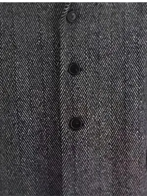 Givenchy Herringbone Notched-lapel Coat