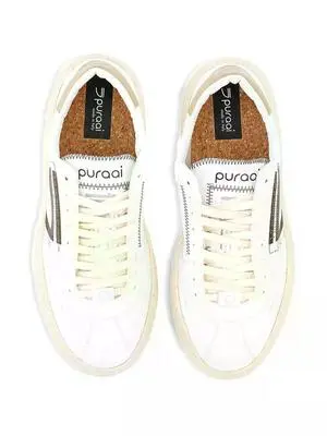 PURAAI Leather Panelled Sneakers