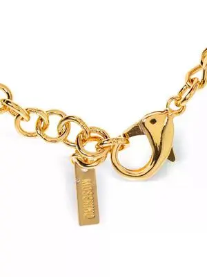 Moschino Lettering-charm Bracelet