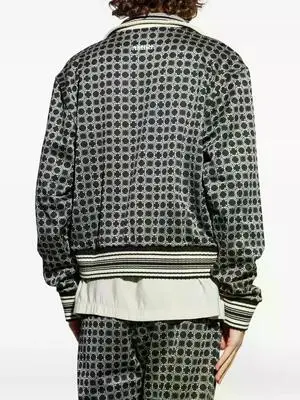 Amiri Geometric-pattern Zip-up Jacket