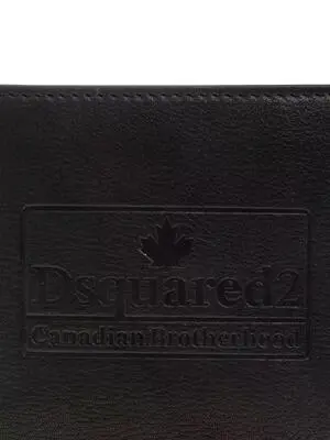 Dsquared2 Embossed Logo Leather Wallet