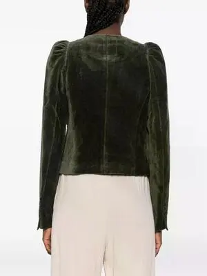 UMA WANG Velvet Long-sleeved Jacket