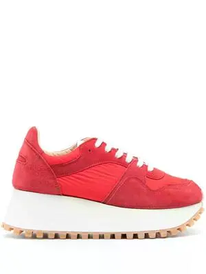 Comme Des Garçons Marathon Platformer Sneakers - Red