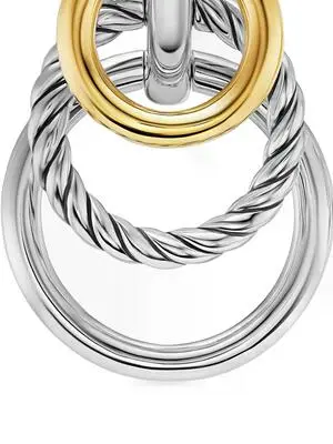 David Yurman 18k Yellow Gold Dy Mercer® Hoop Earrings