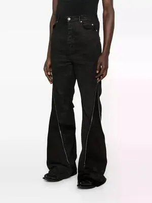 Rick Owens Bolan Banana Zip-detail Jeans - Black