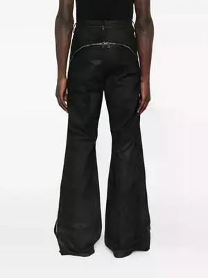 Rick Owens Bolan Banana Zip-detail Jeans - Black