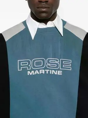 Martine Rose Paneled Striped Sweatshirt