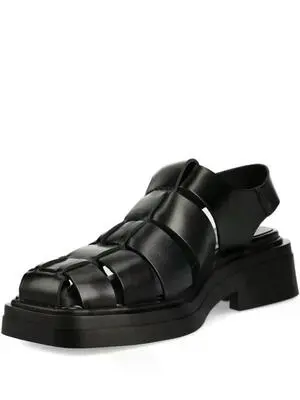 VAGABOND SHOEMAKERS Leather Square-toe Platform Sandals