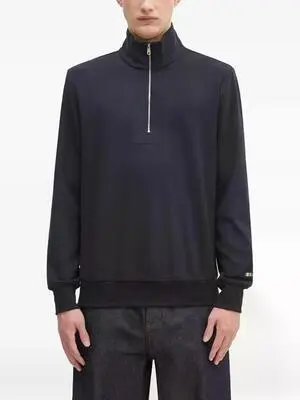Paul Smith Zip-neck Multi-stripe Sweatshirt