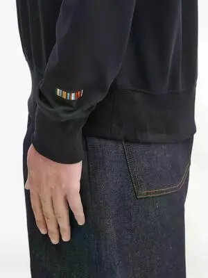 Paul Smith Zip-neck Multi-stripe Sweatshirt