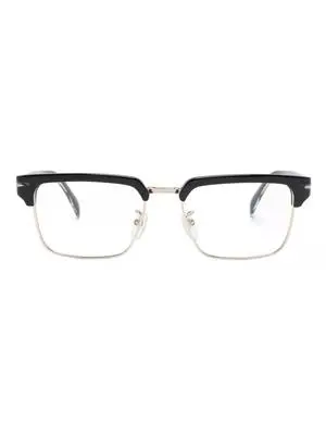 DB EYEWEAR BY DAVID BECKHAM Polished-effect Square-frame Glasses