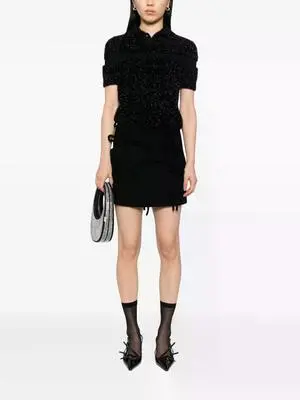 MSGM Bow-embellished Skirt