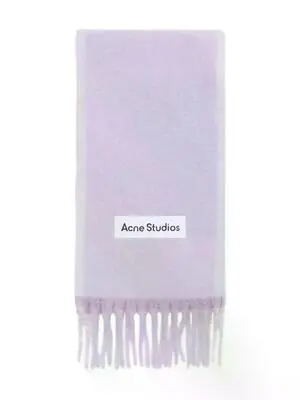 Acne Studios Mohair-blend Scarf - Purple