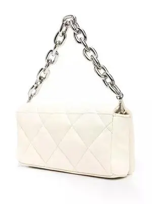 STAND STUDIO Hera Quilted Leather Shoulder Bag - Neutrals