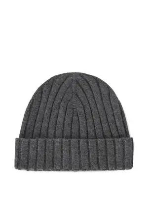 Dolce & Gabbana Ribbed Beanie - Grey