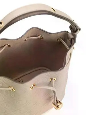 Tory Burch Embossed-logo Tote Bag - Neutrals