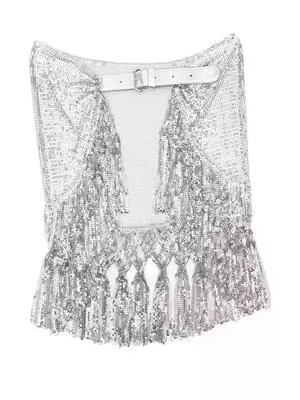 Rabanne Chainmail Belt - Silver