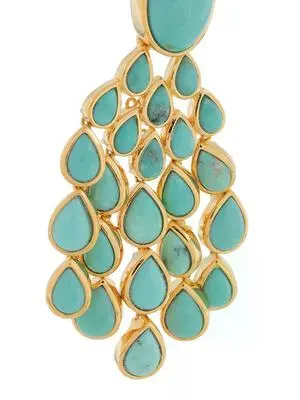 AURÉLIE BIDERMANN Cherokee Turquoise Drop Earrings