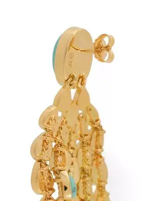 AURÉLIE BIDERMANN Cherokee Turquoise Drop Earrings