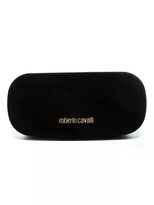 Roberto Cavalli Logo-plaque Rectangle-frame Sunglasses